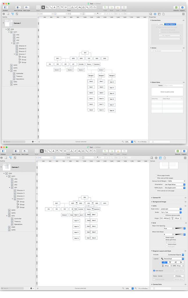 Grouping Shapes and Impact on Auto-Layout - OmniGraffle for Mac - The Omni Group User Forums