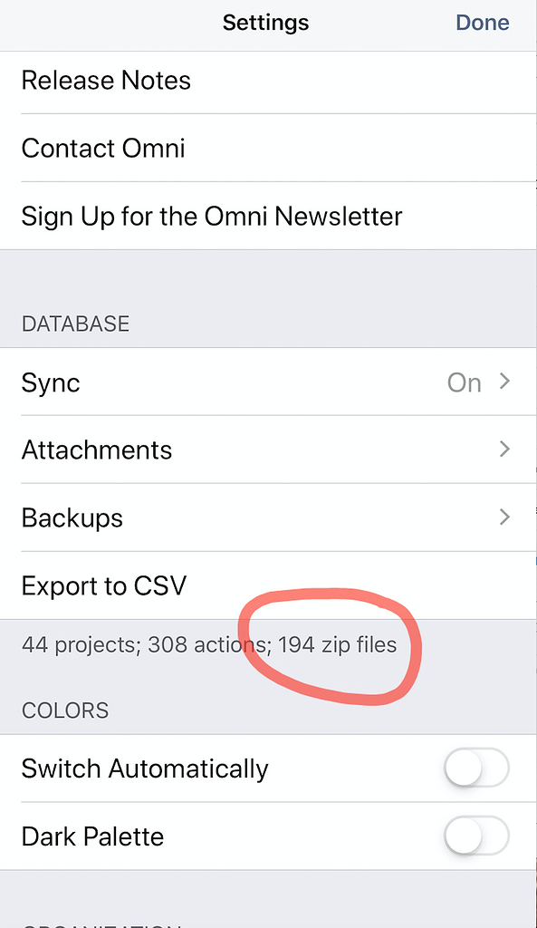 iOS Settings > number of zip files - OmniFocus for iOS - The Omni Group User Forums