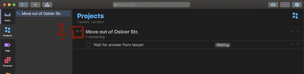 Expandable project view INSIDE the project? - OmniFocus - The Omni Group User Forums