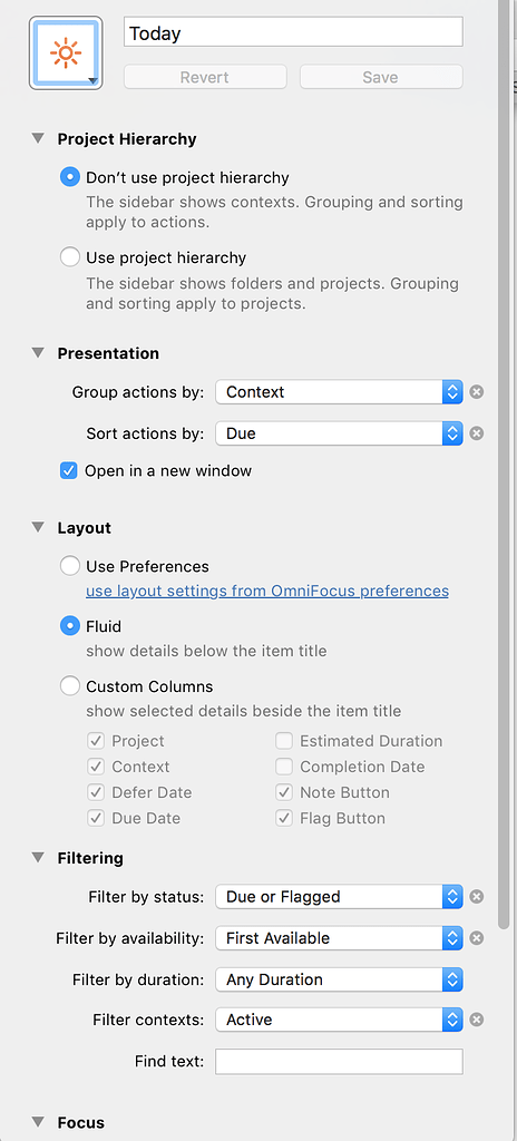 Today Perspective Showing Contexts With No Actions - OmniFocus for Mac - The Omni Group User Forums