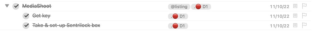 Completed tasks/subtasks that keep showing up - OmniFocus - The Omni Group User Forums