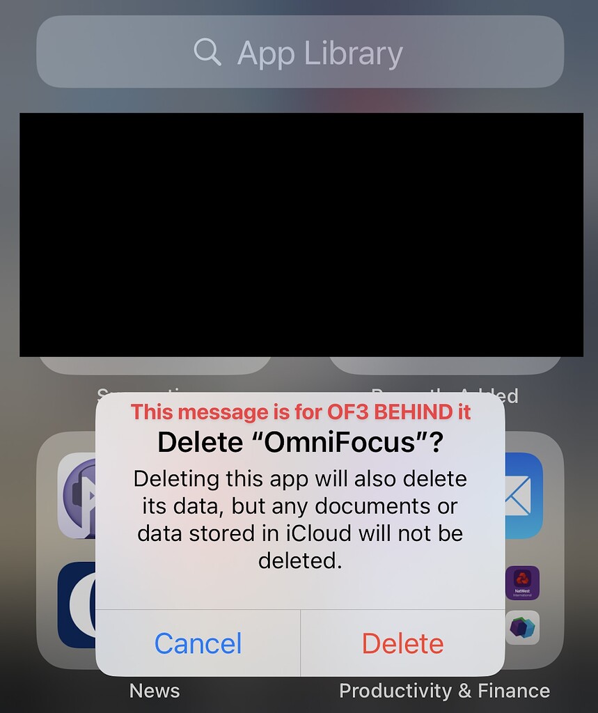 Deleting iOS OF 3; safe? - OmniFocus - The Omni Group User Forums