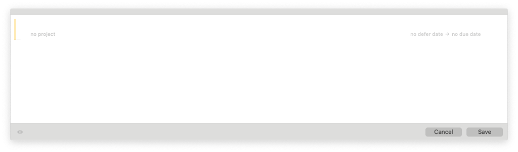 Quick Entry On Macos Sonoma Doesnt Show Text Omnifocus For Mac The 5154