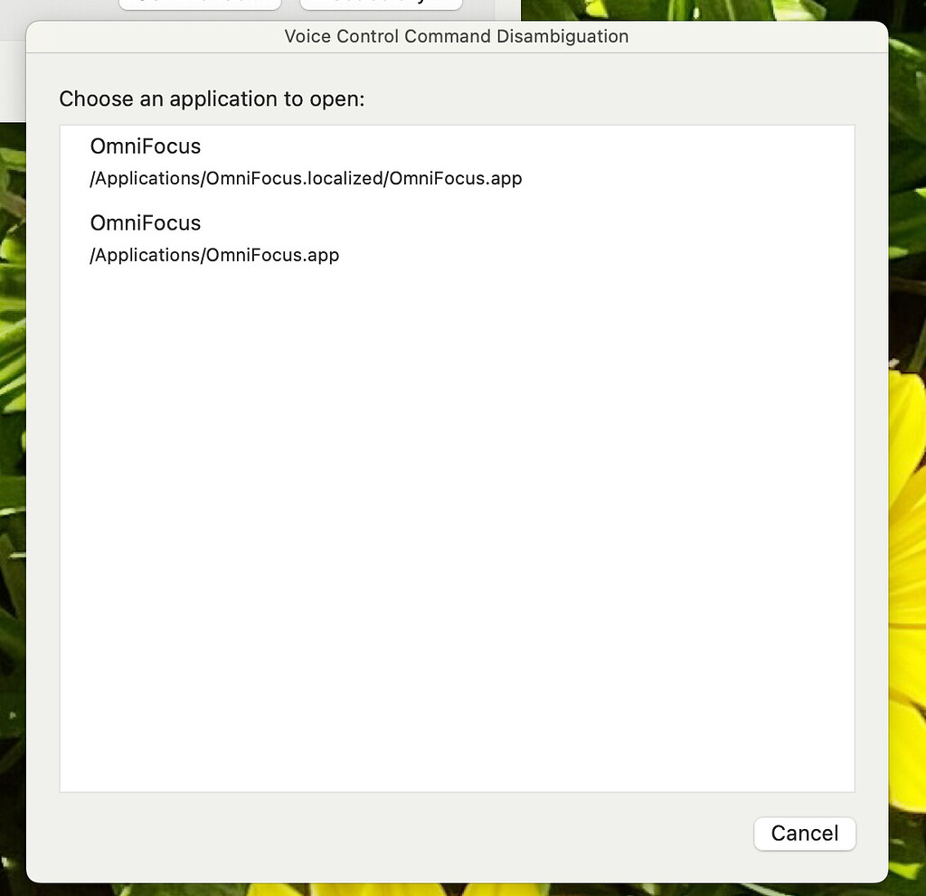 Voice Control / Conflict version 3 and 4 - OmniFocus - The Omni Group User Forums