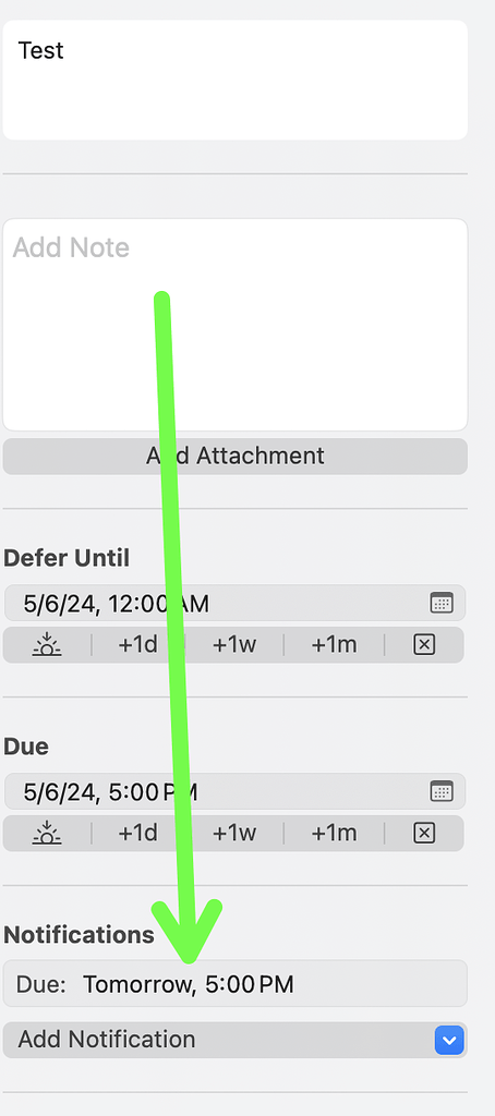 How To Delete Due Notification In Of4 With Automation Javascript Omnifocus The Omni Group