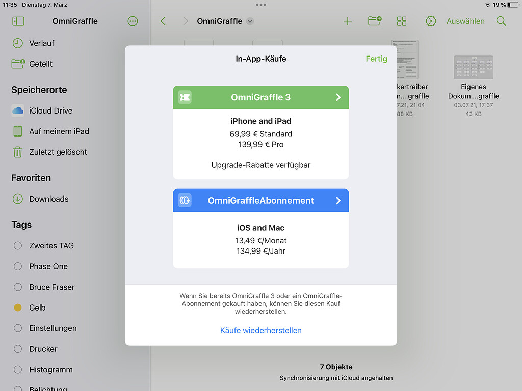 New Document Not Possible Omnigraffle For Ios The Omni Group User Forums