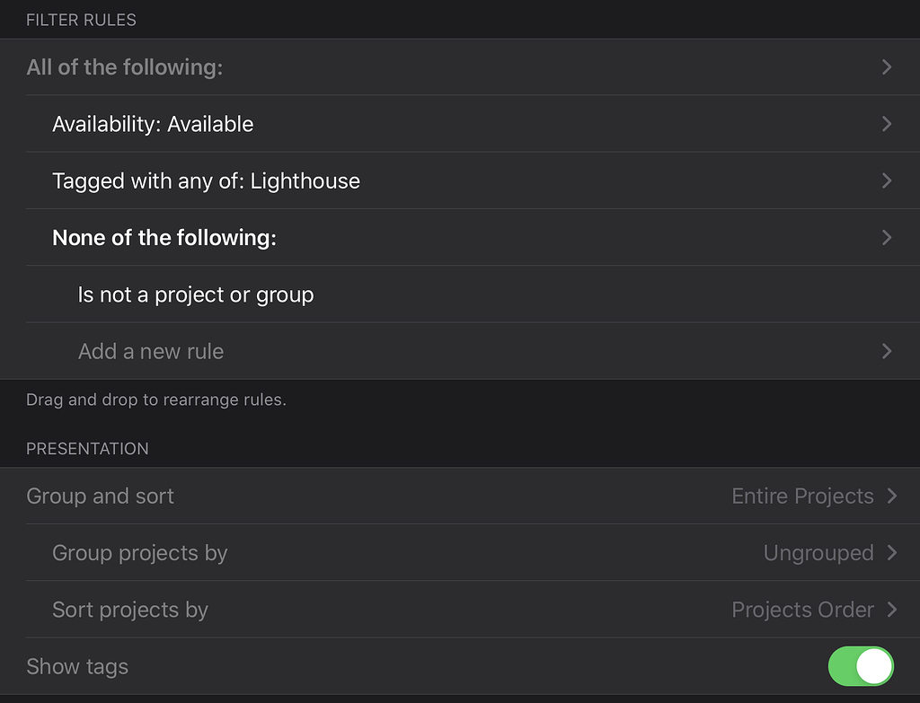 Perspective not showing some projects - OmniFocus for iOS - The Omni Group User Forums
