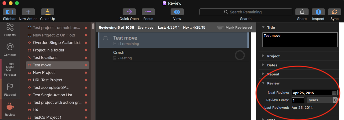 Help With Organizing Structure of OF and Projects While Maintaining Review and Perspectives ...